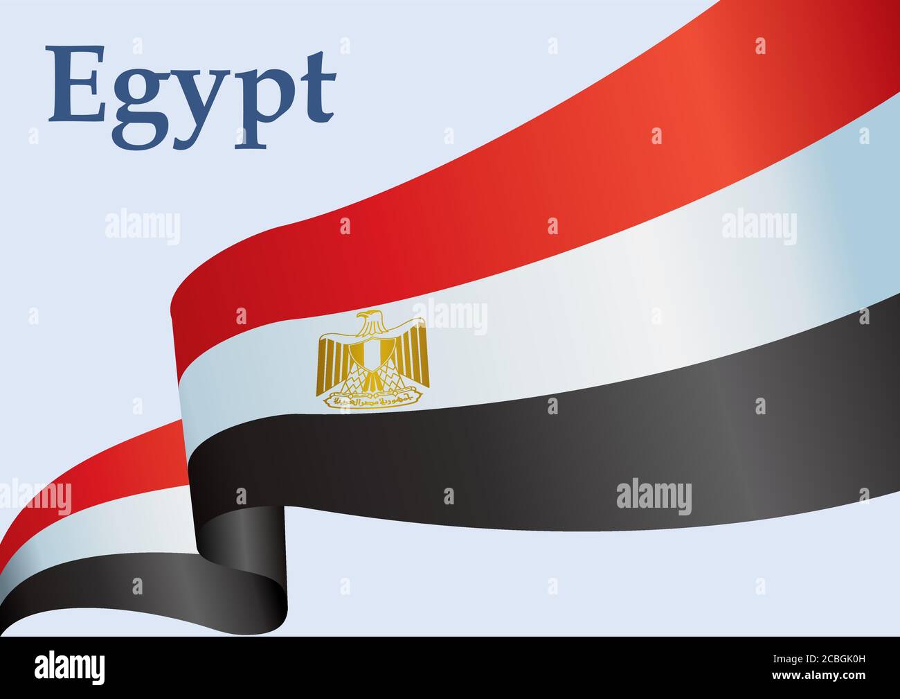 Flag of Egypt, Arab Republic of Egypt. template for award design, an ...
