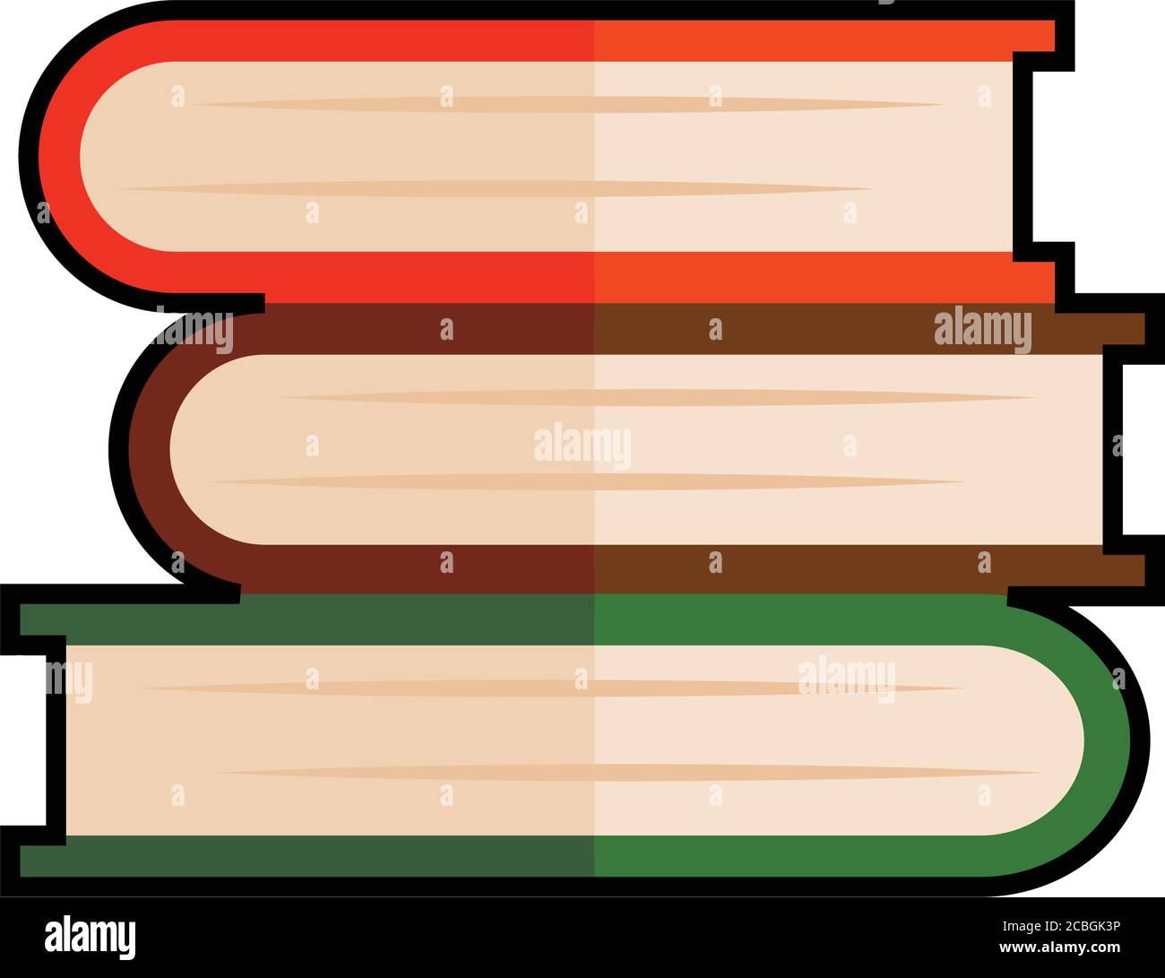 Stack of books icon Stock Vector Image & Art - Alamy