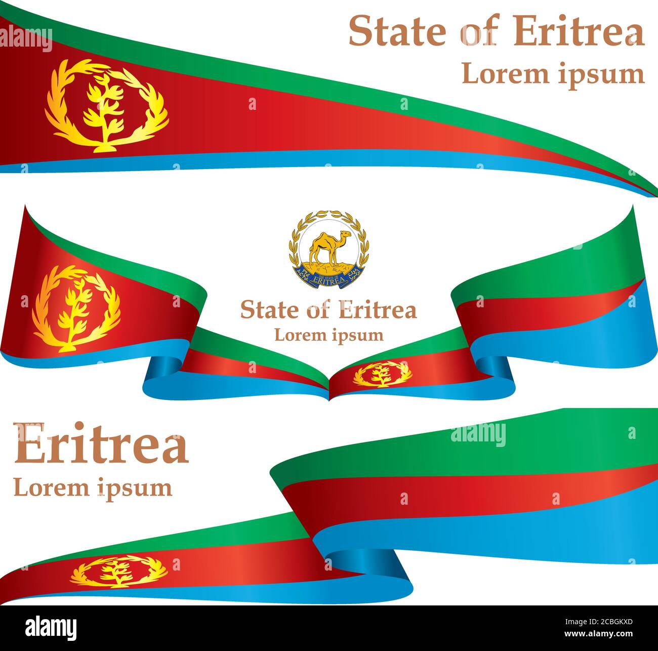 Flag of Eritrea, State of Eritrea, is a country in the Horn of Africa ...