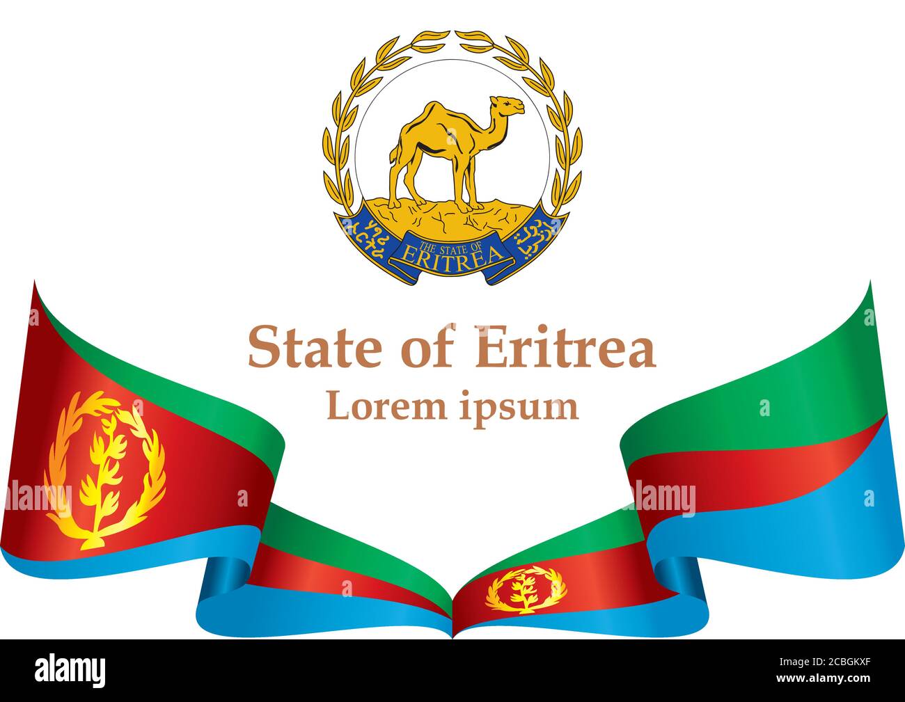 Flag of Eritrea, State of Eritrea, is a country in the Horn of Africa ...