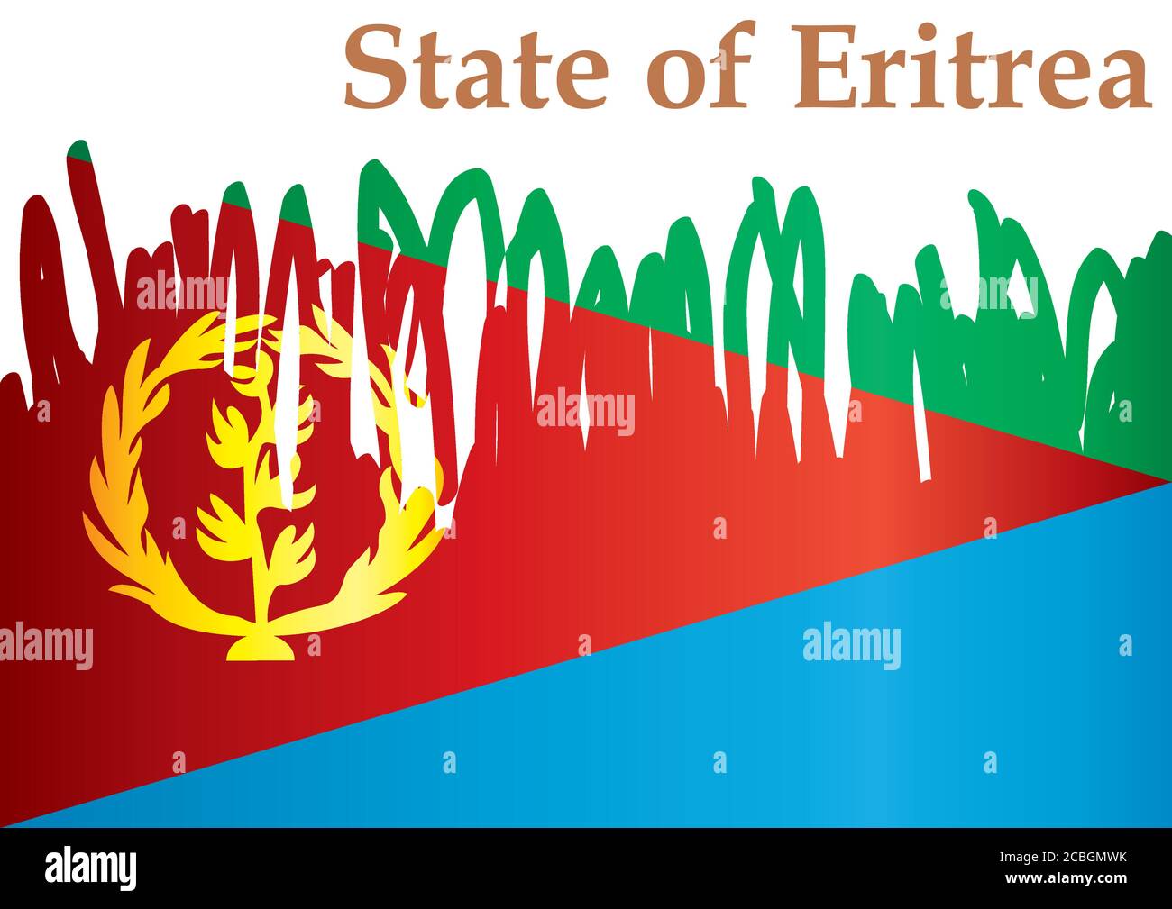 Flag of Eritrea, State of Eritrea, is a country in the Horn of Africa ...