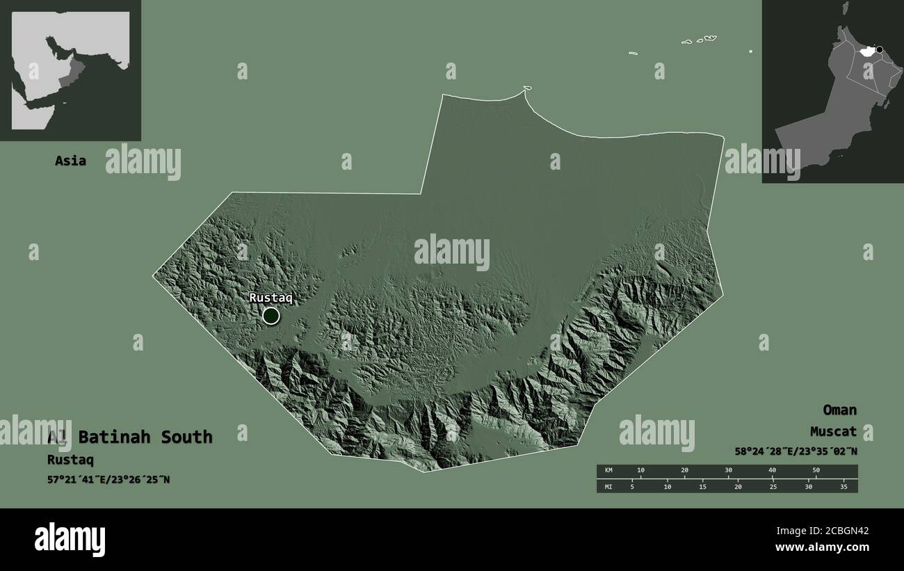 Rustaq map hi-res stock photography and images - Alamy