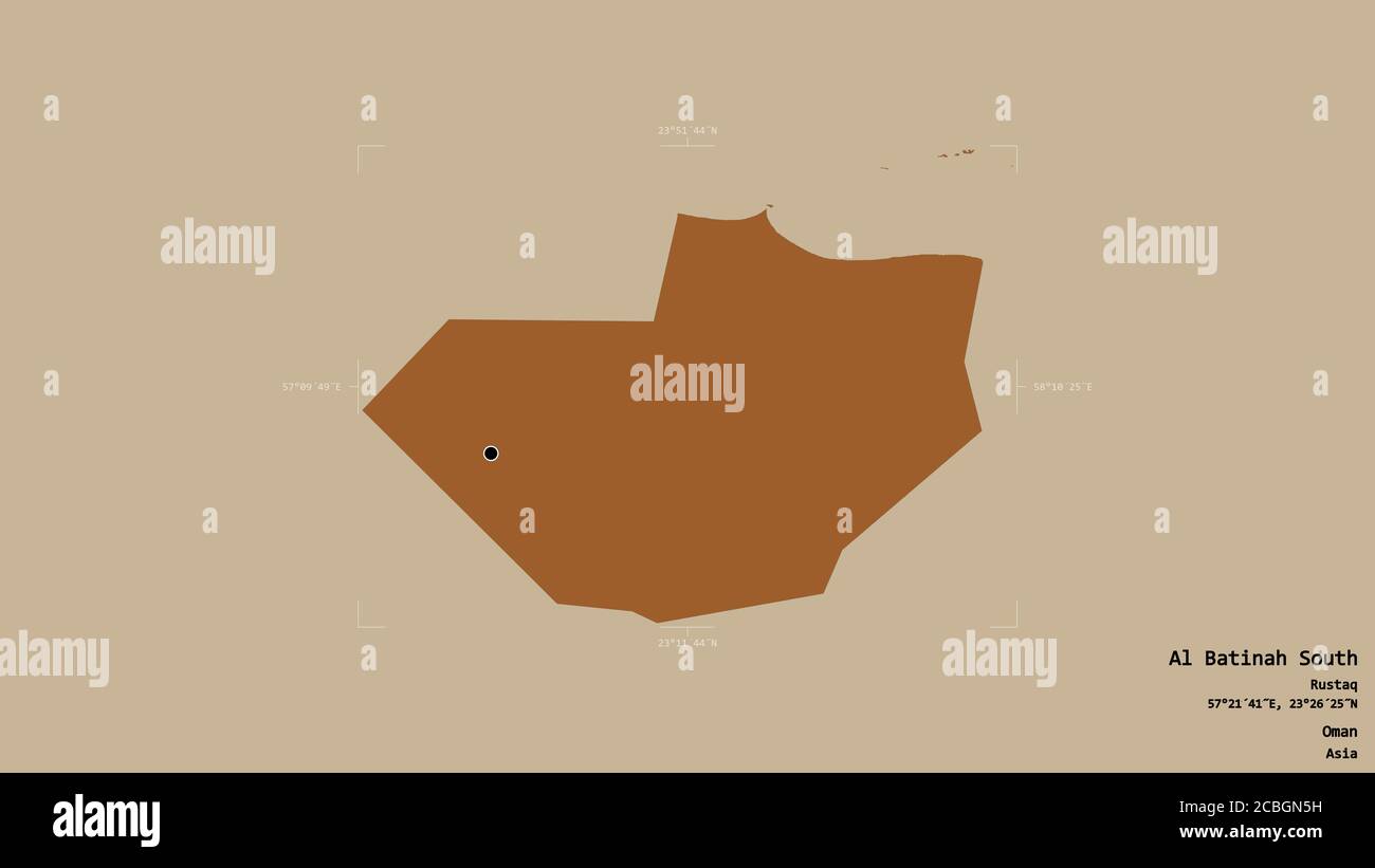 Rustaq map hi-res stock photography and images - Alamy