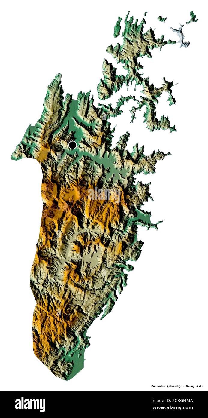 Oman relief map hi-res stock photography and images - Alamy