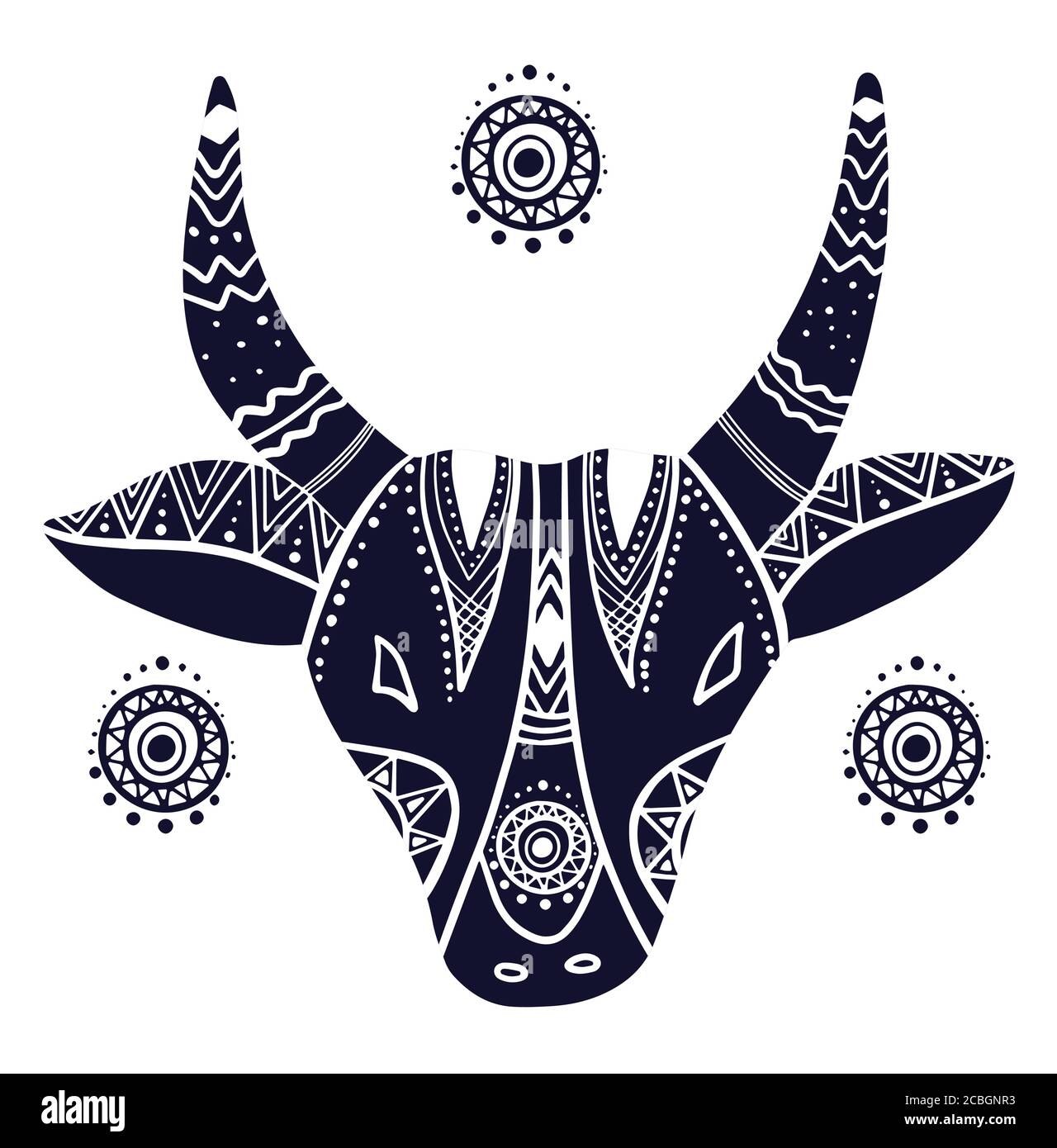Chinese Zodiac. Chinese Animal astrological sign. Cow. Symbol of 2021 ...