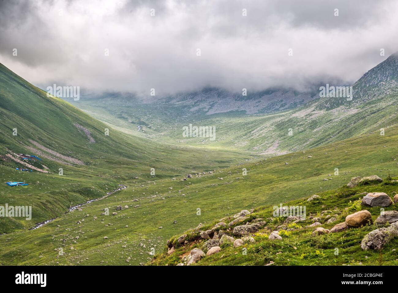Turkey, the Kaçkar Mountains National Park, mountains, lush valleys ...