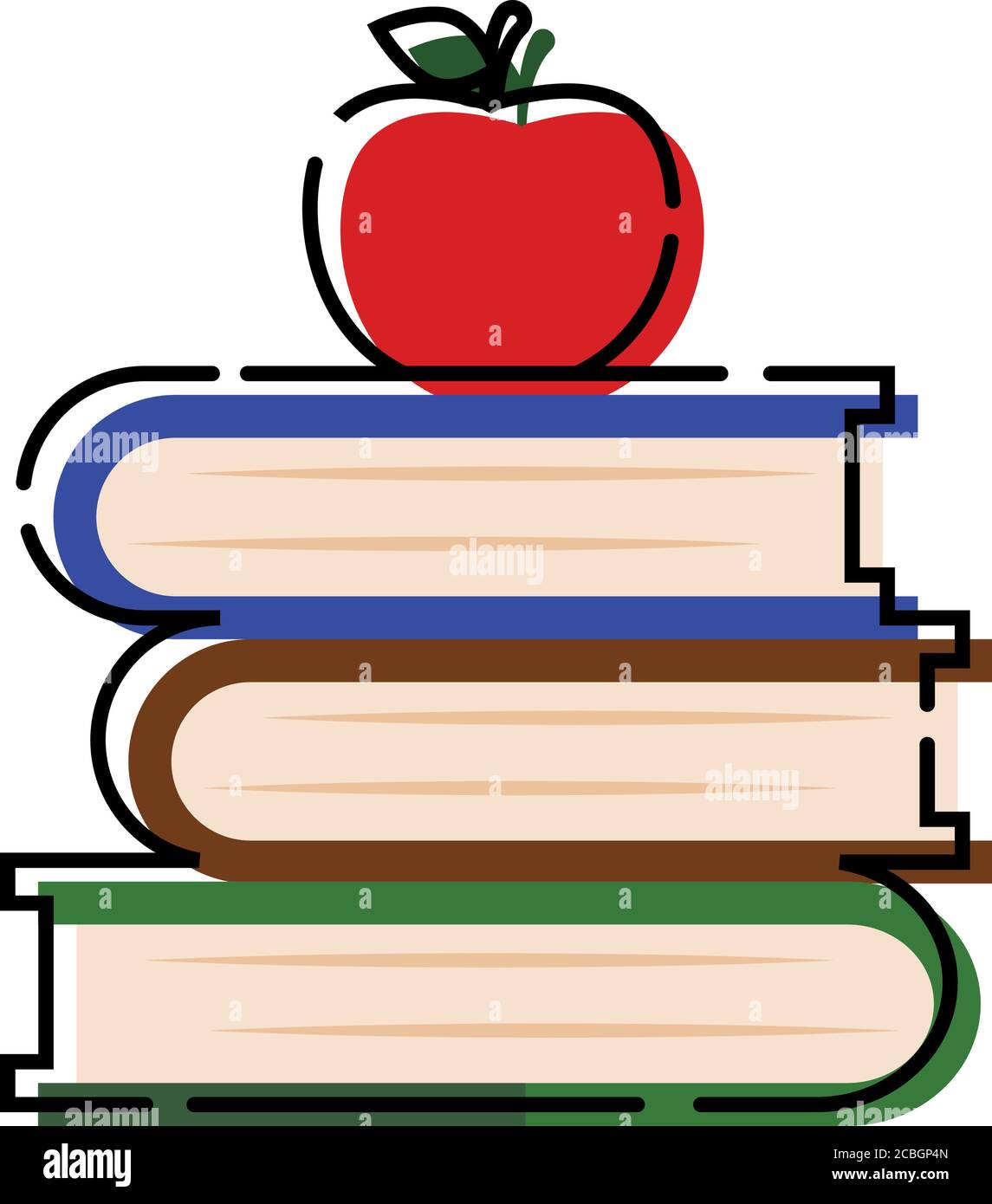 Stack of books icon Stock Vector Image & Art - Alamy