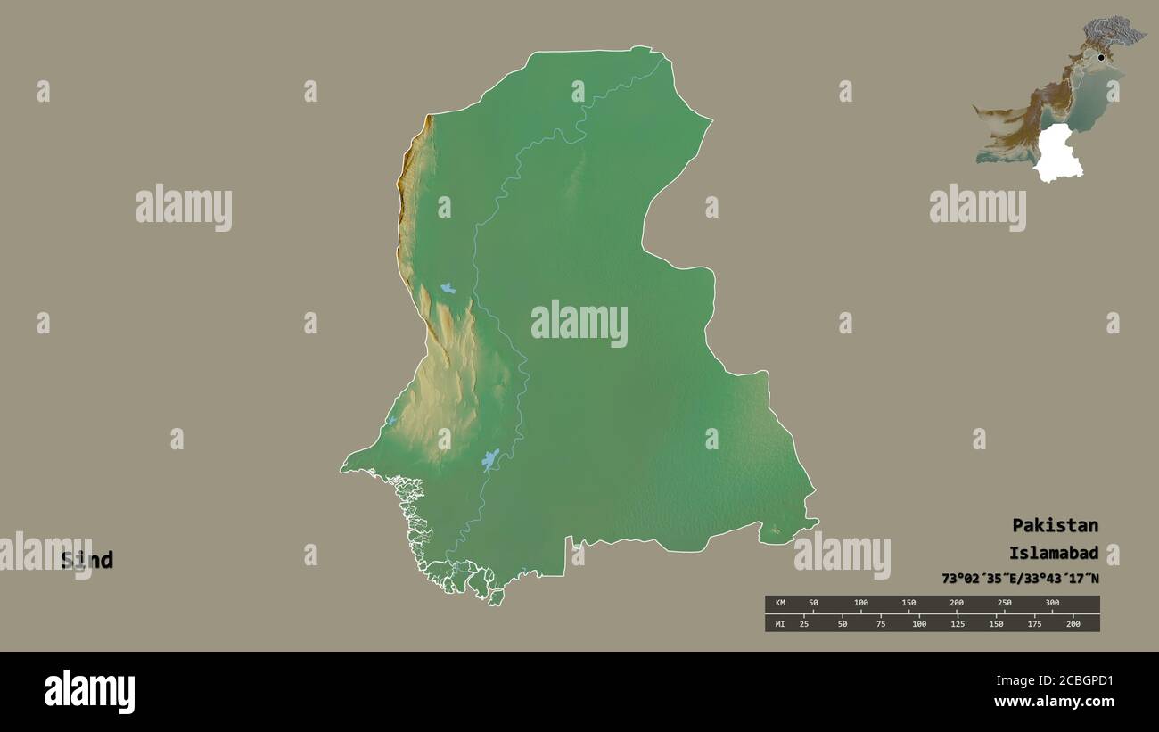 Pakistan relief map hi-res stock photography and images - Alamy