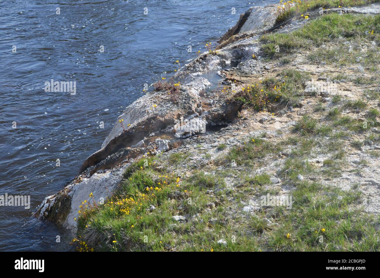 Firehole spring yellowstone hi-res stock photography and images - Alamy