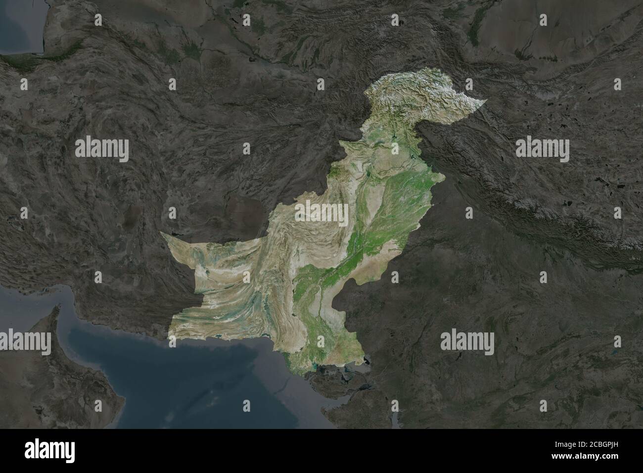 Satellite view pakistan country hi-res stock photography and images - Alamy