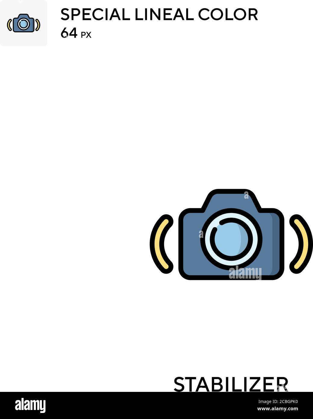 Stabilizer special lineal color vector icon. Stabilizer icons for your ...