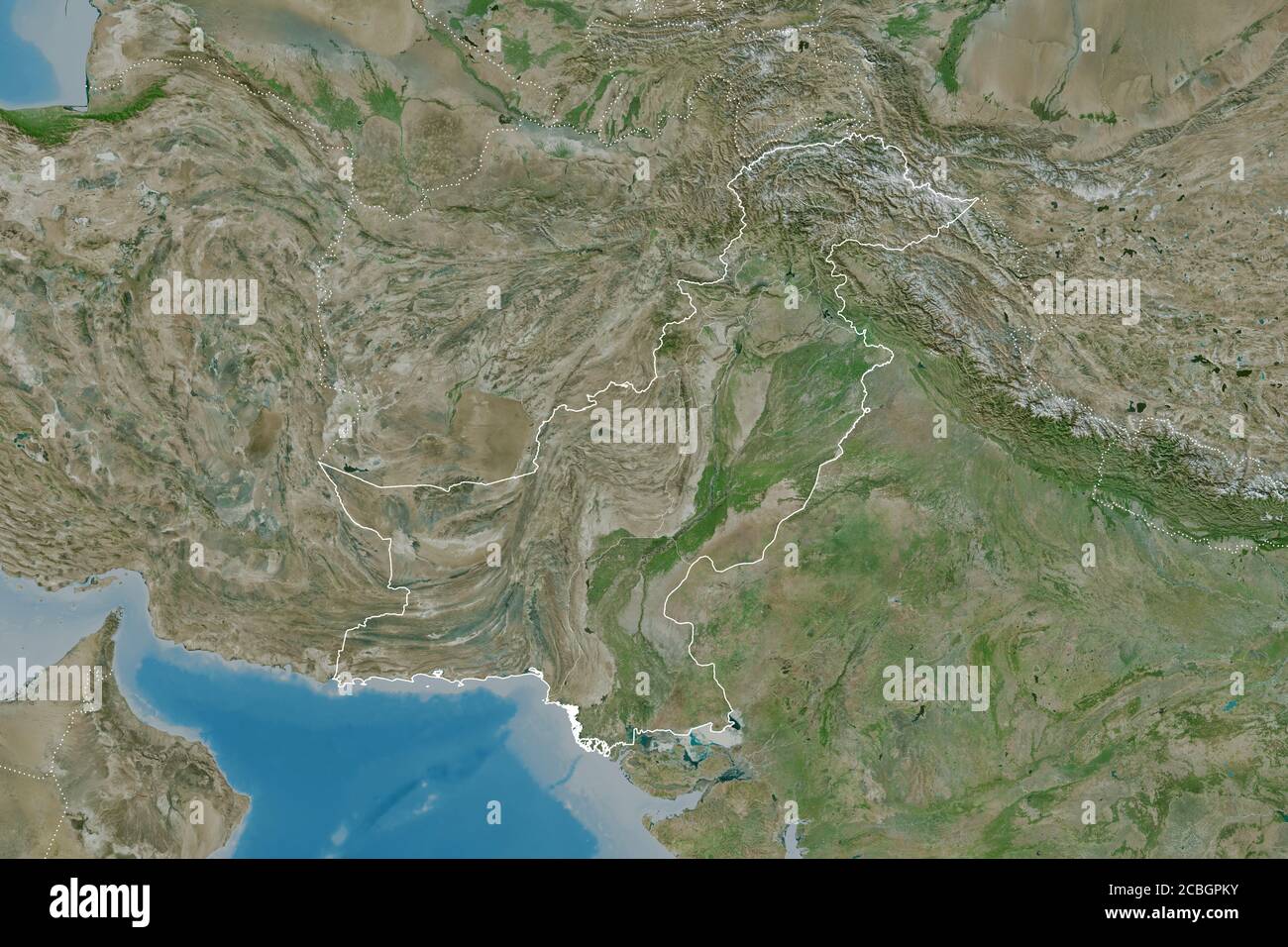 Pakistan Map Outline High Resolution Stock Photography and Images - Alamy