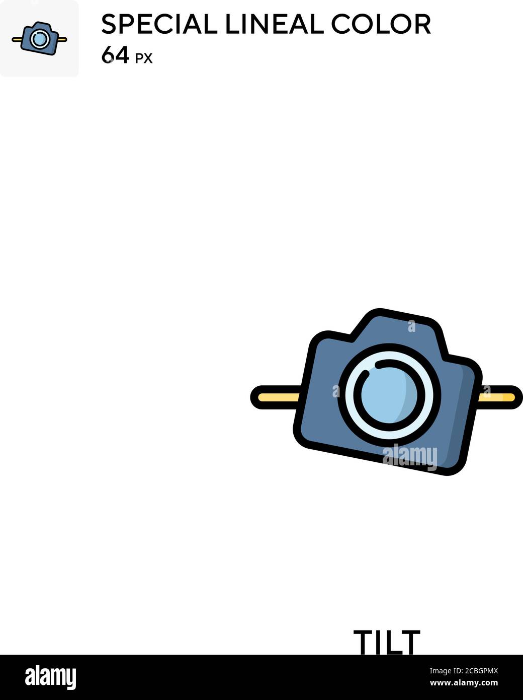 Tilt special lineal color vector icon. Tilt icons for your business ...