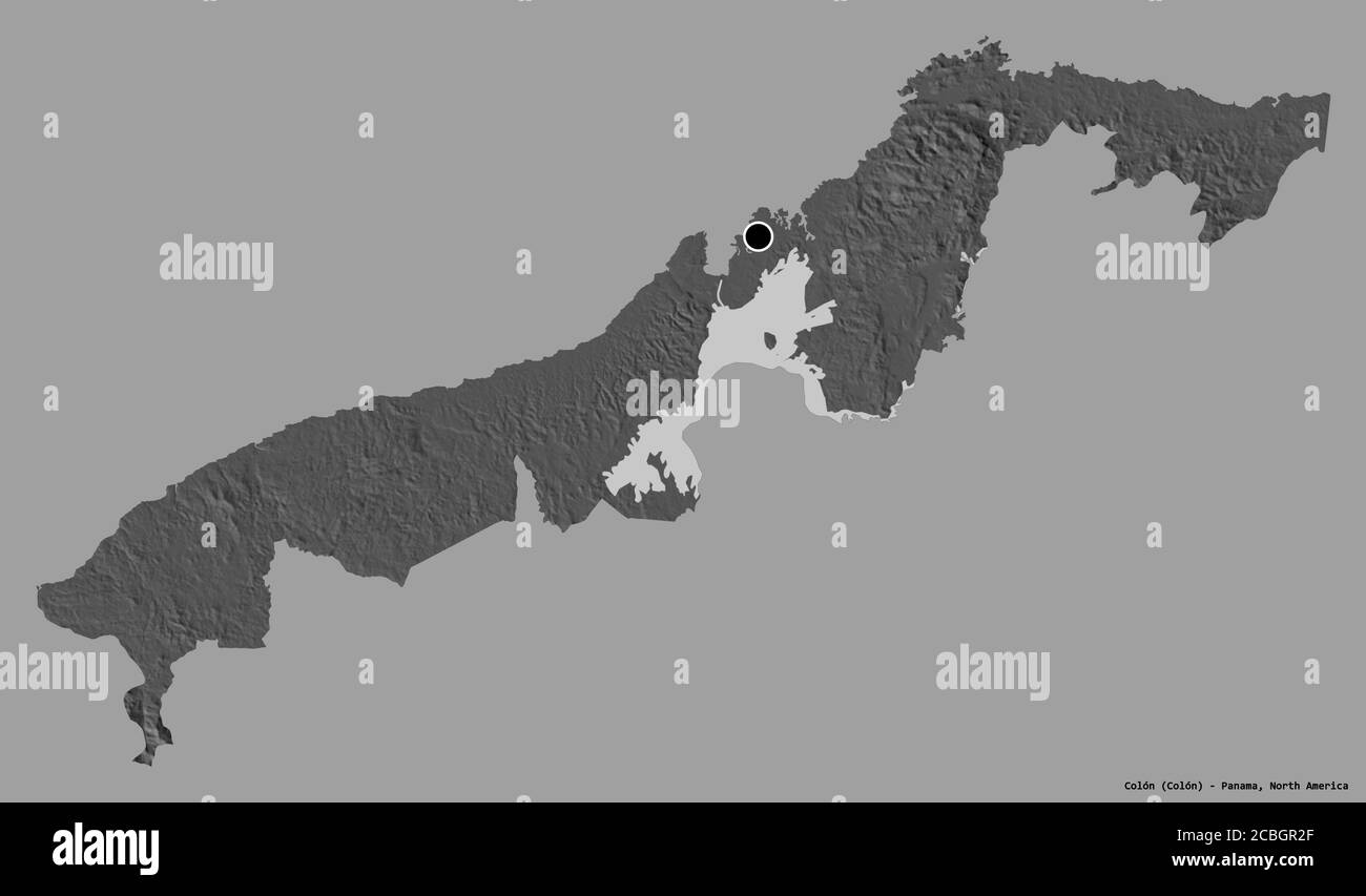 Map of colon panama Black and White Stock Photos & Images - Alamy
