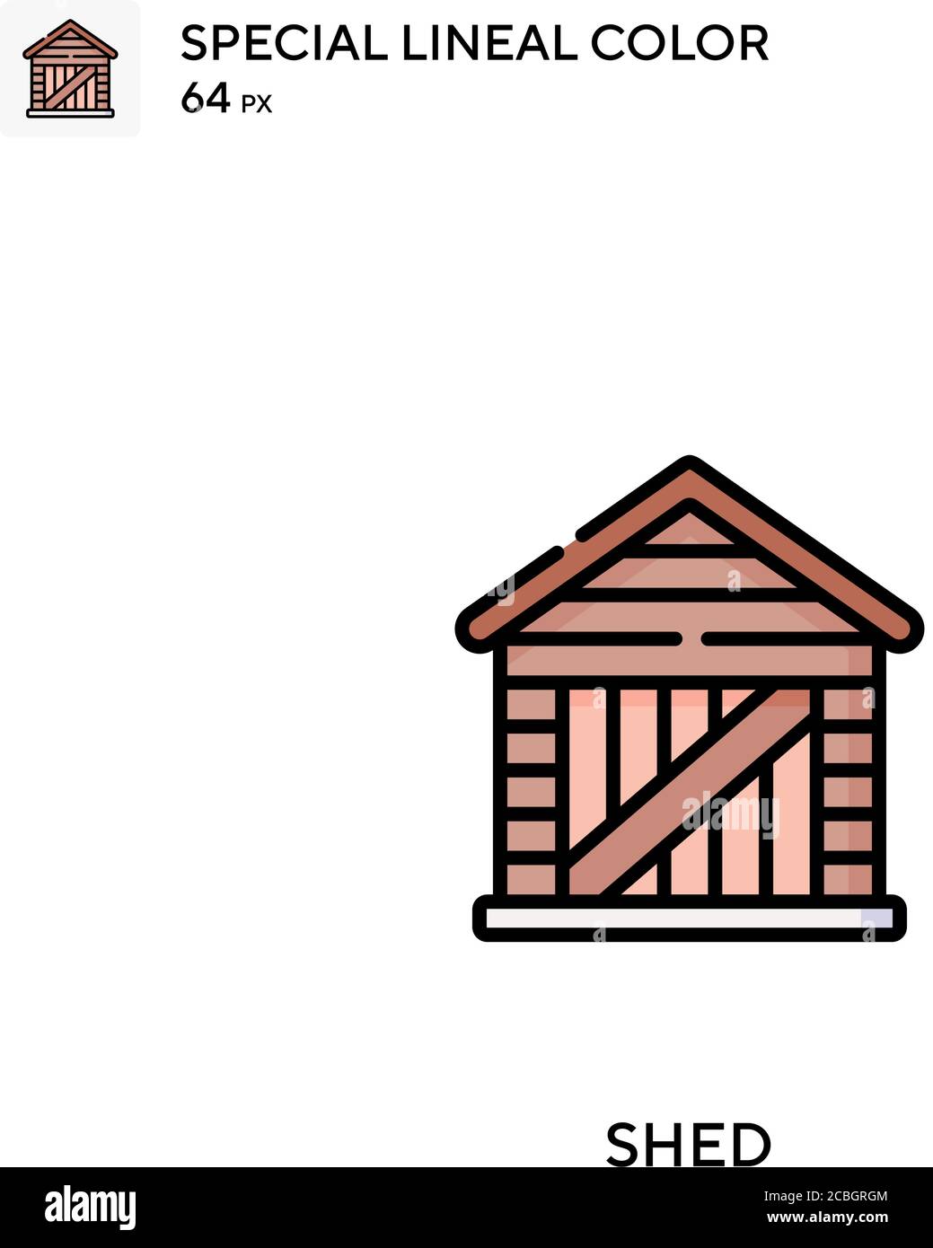 White sheds Stock Vector Images - Alamy