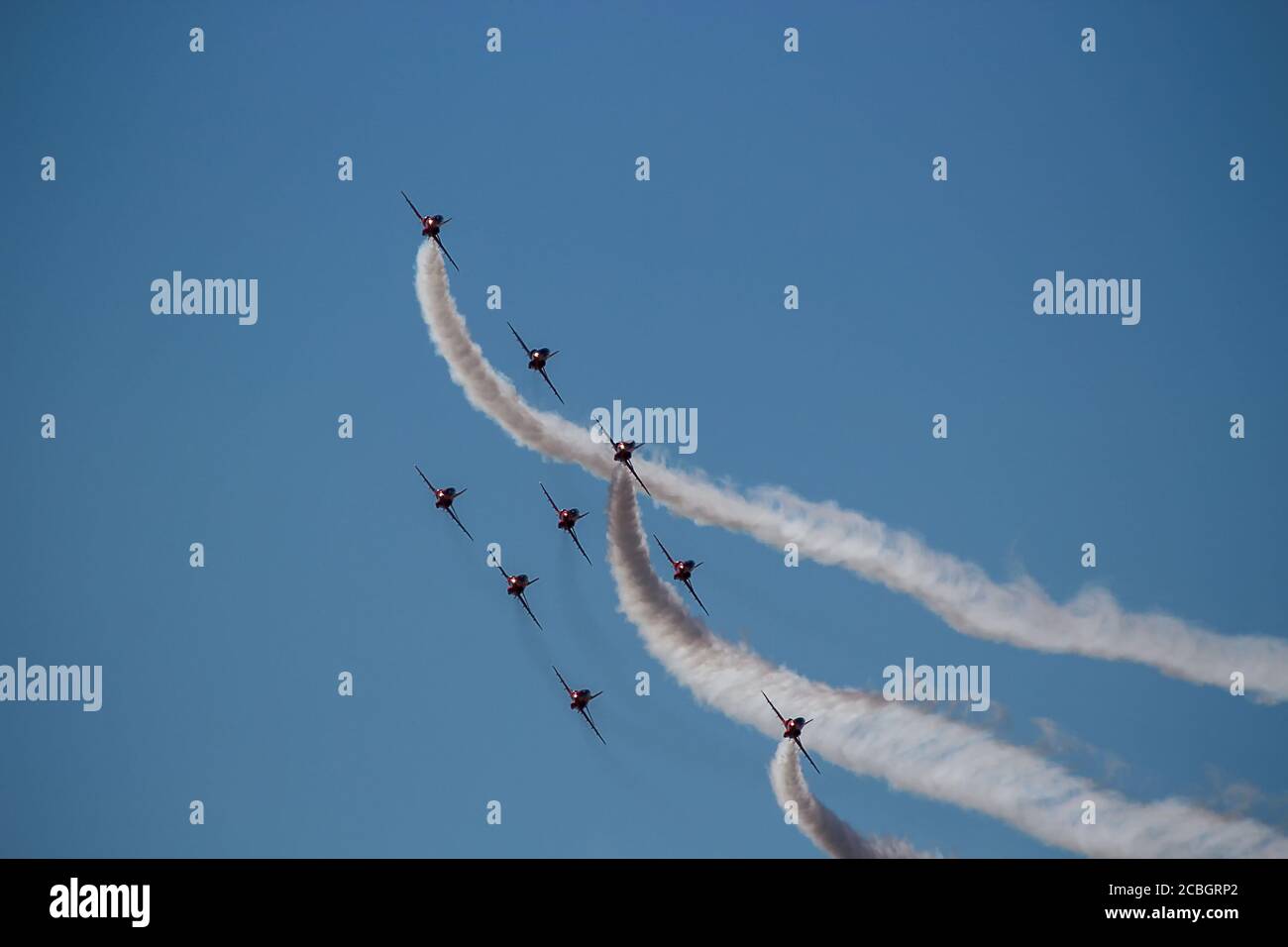 The Red Arrows Royal Air Force Aerobatic Team Stock Photo - Alamy