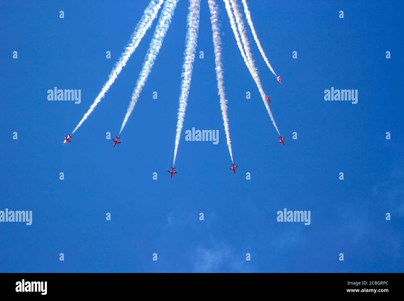 The Red Arrows Royal Air Force Aerobatic Team Stock Photo - Alamy