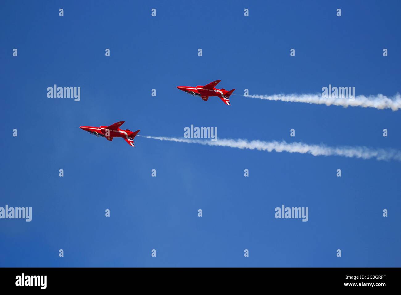 The Red Arrows Royal Air Force Aerobatic Team Stock Photo - Alamy