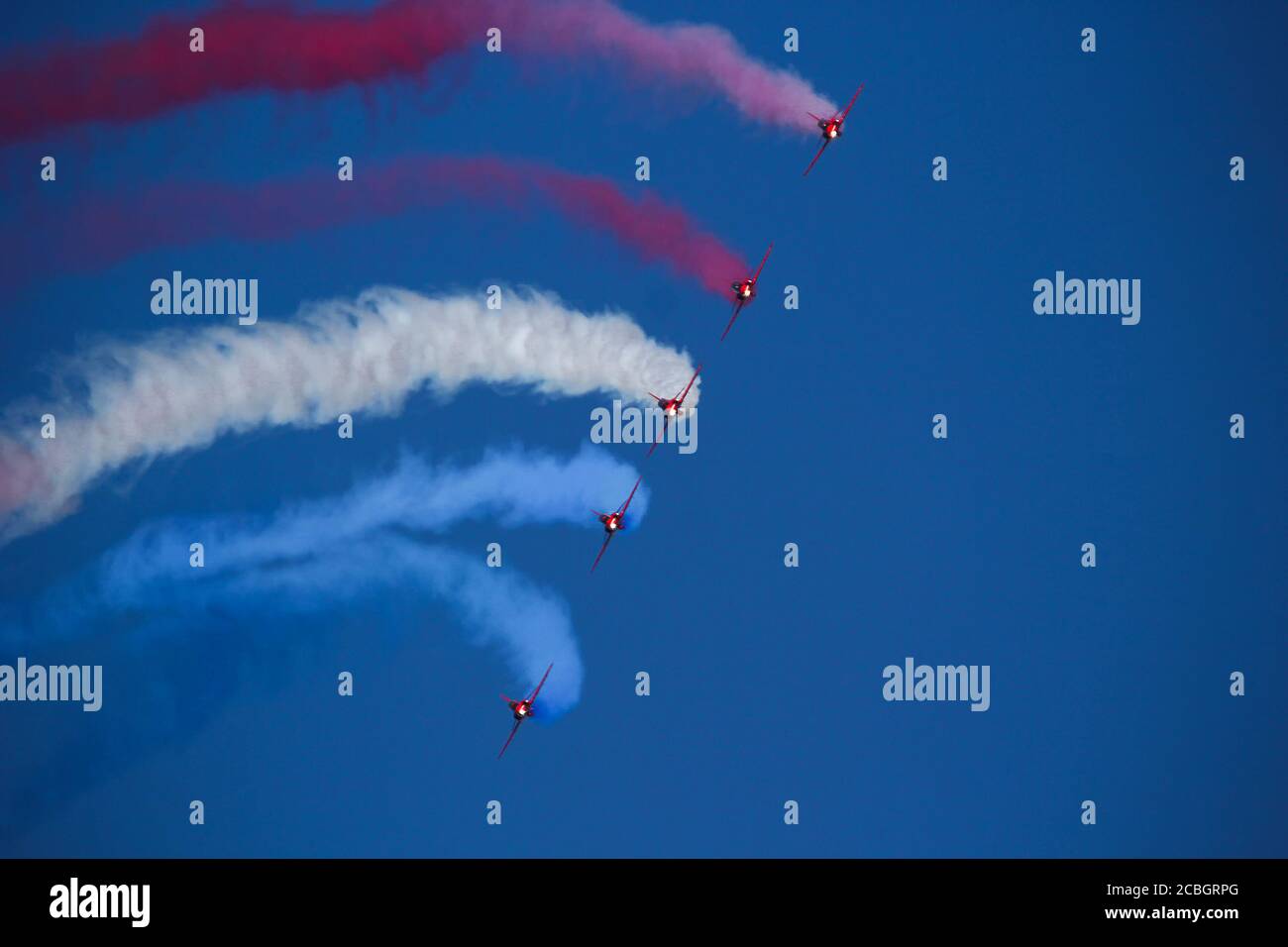 The Red Arrows Royal Air Force Aerobatic Team Stock Photo - Alamy