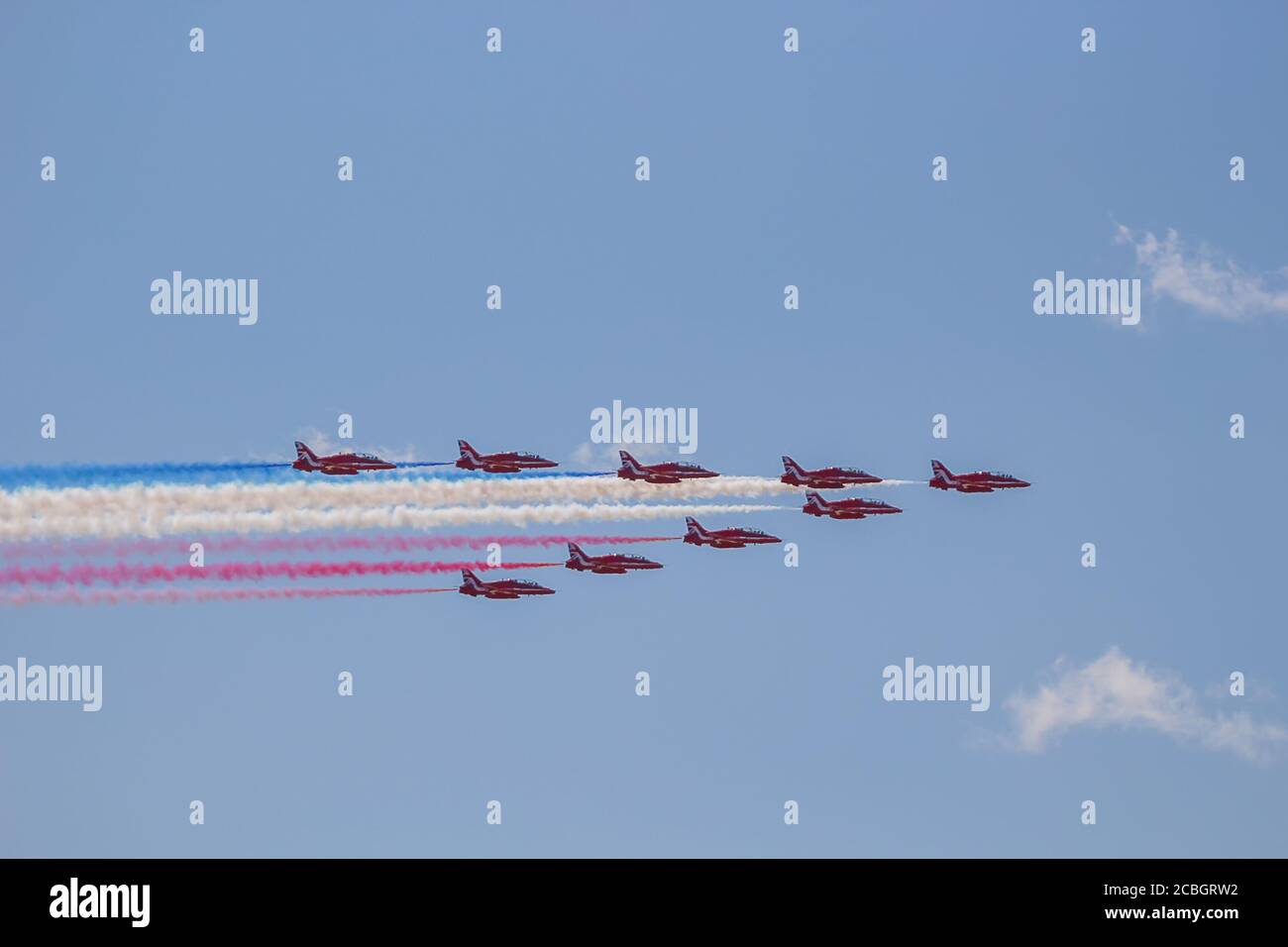 The Red Arrows Royal Air Force Aerobatic Team Stock Photo - Alamy