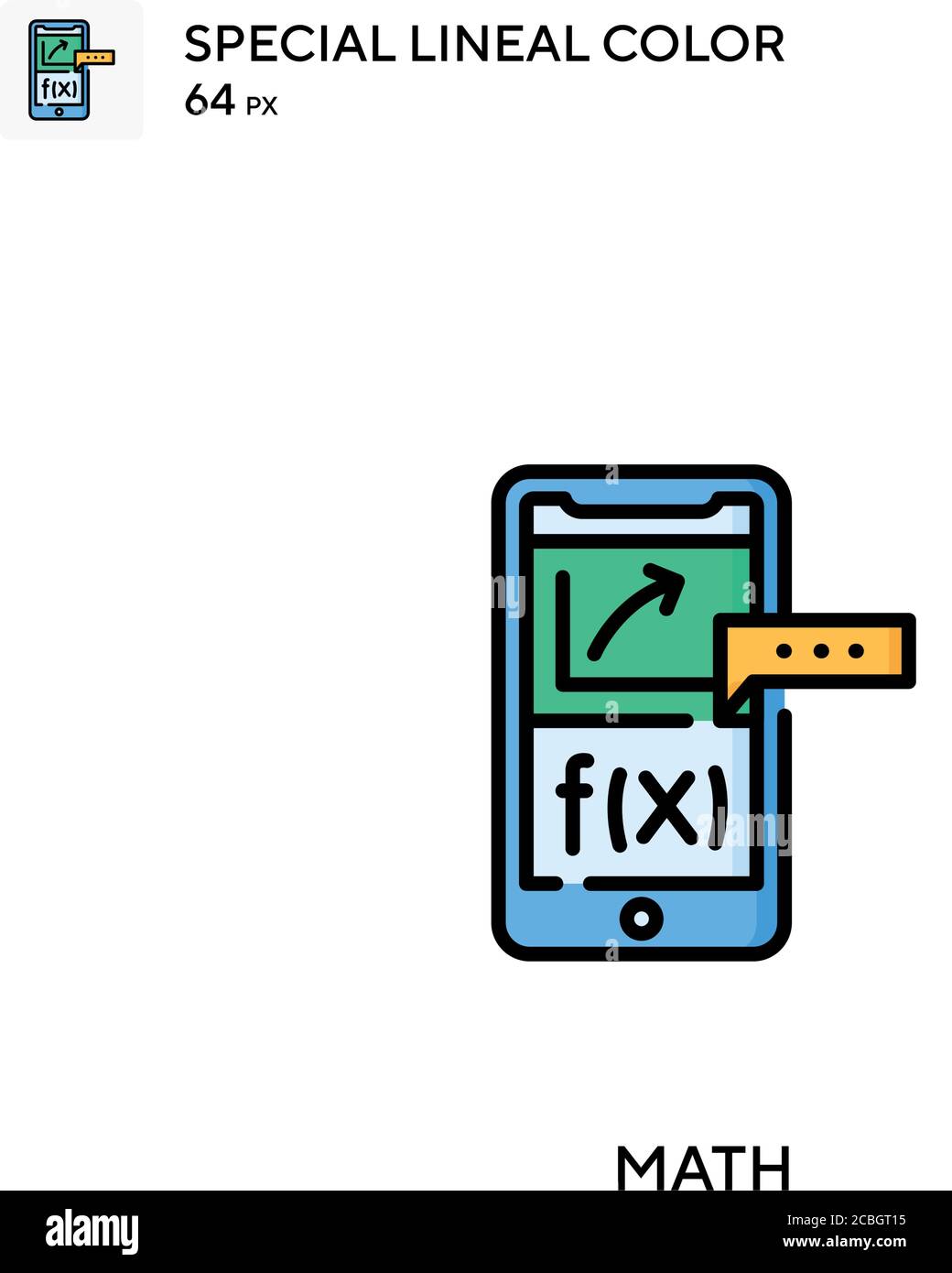 Math special lineal color vector icon. Math icons for your business ...