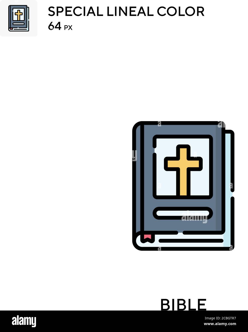 Bible special lineal color vector icon. Bible icons for your business ...