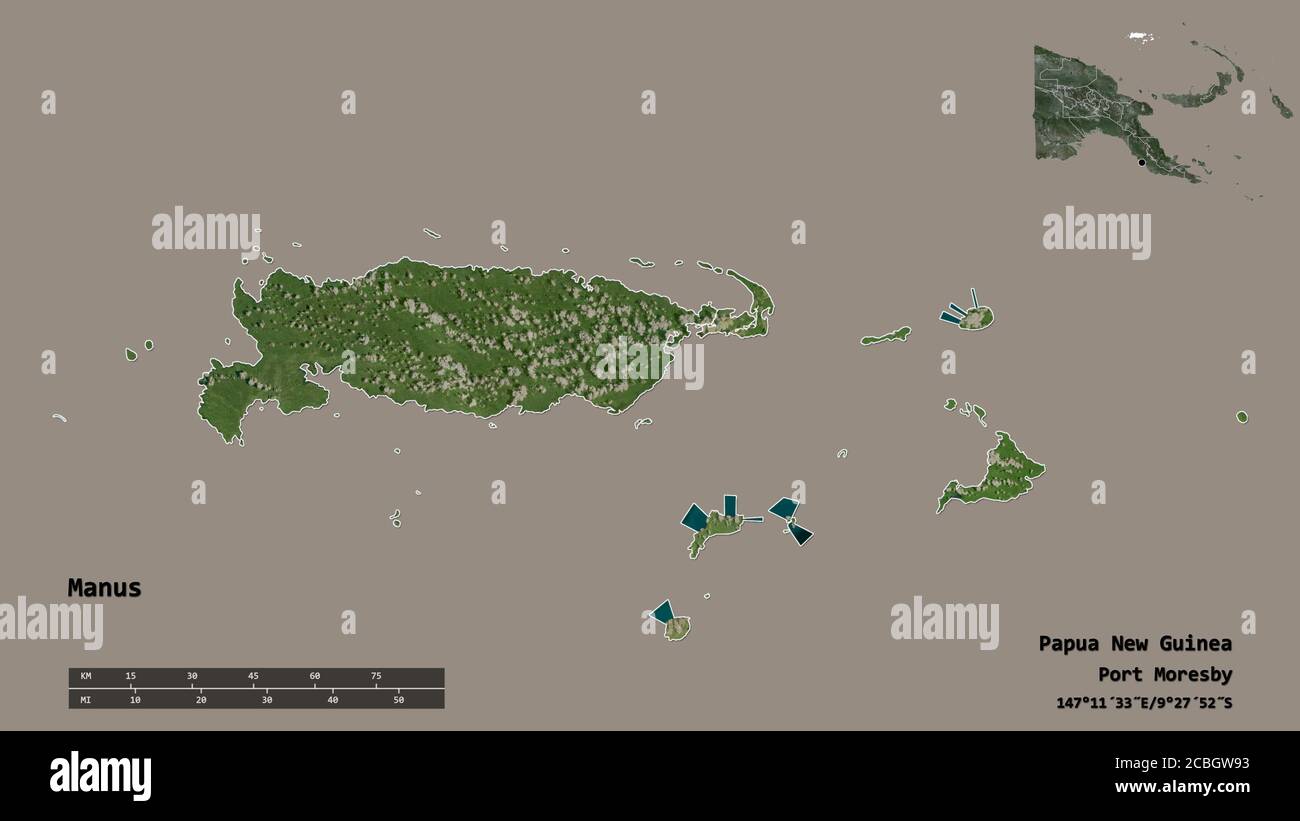 Manus Island Map