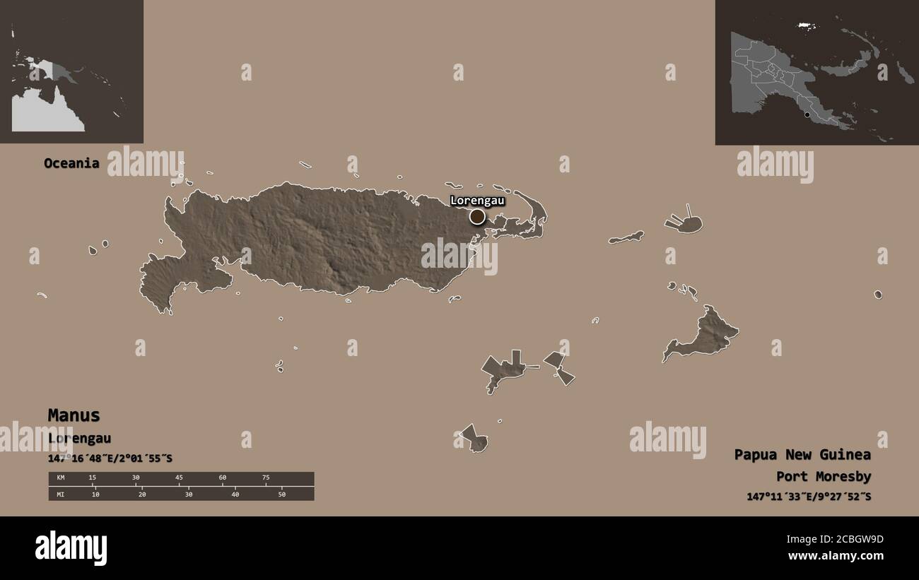 Manus Island Map
