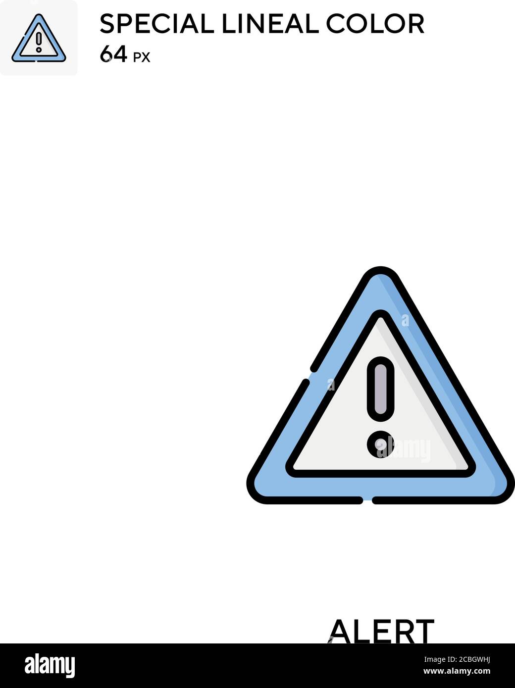 Alert special lineal color vector icon. Alert icons for your business ...