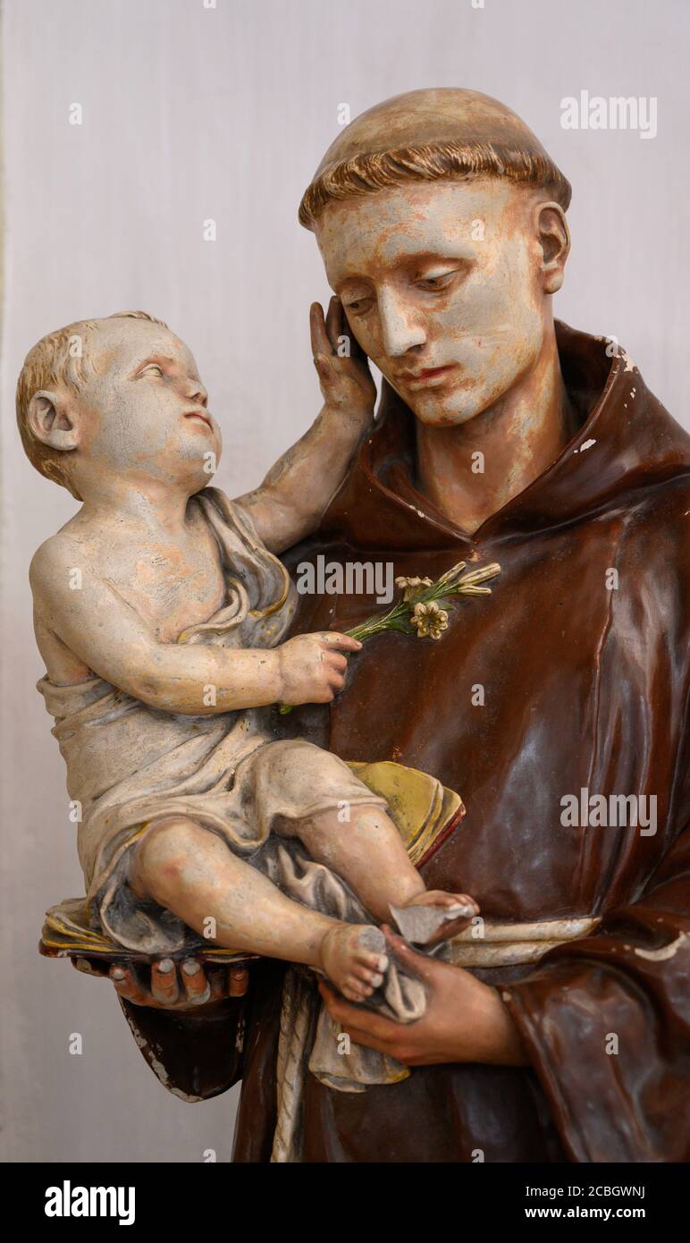 Anthony of padua with the infant jesus hi-res stock photography and ...