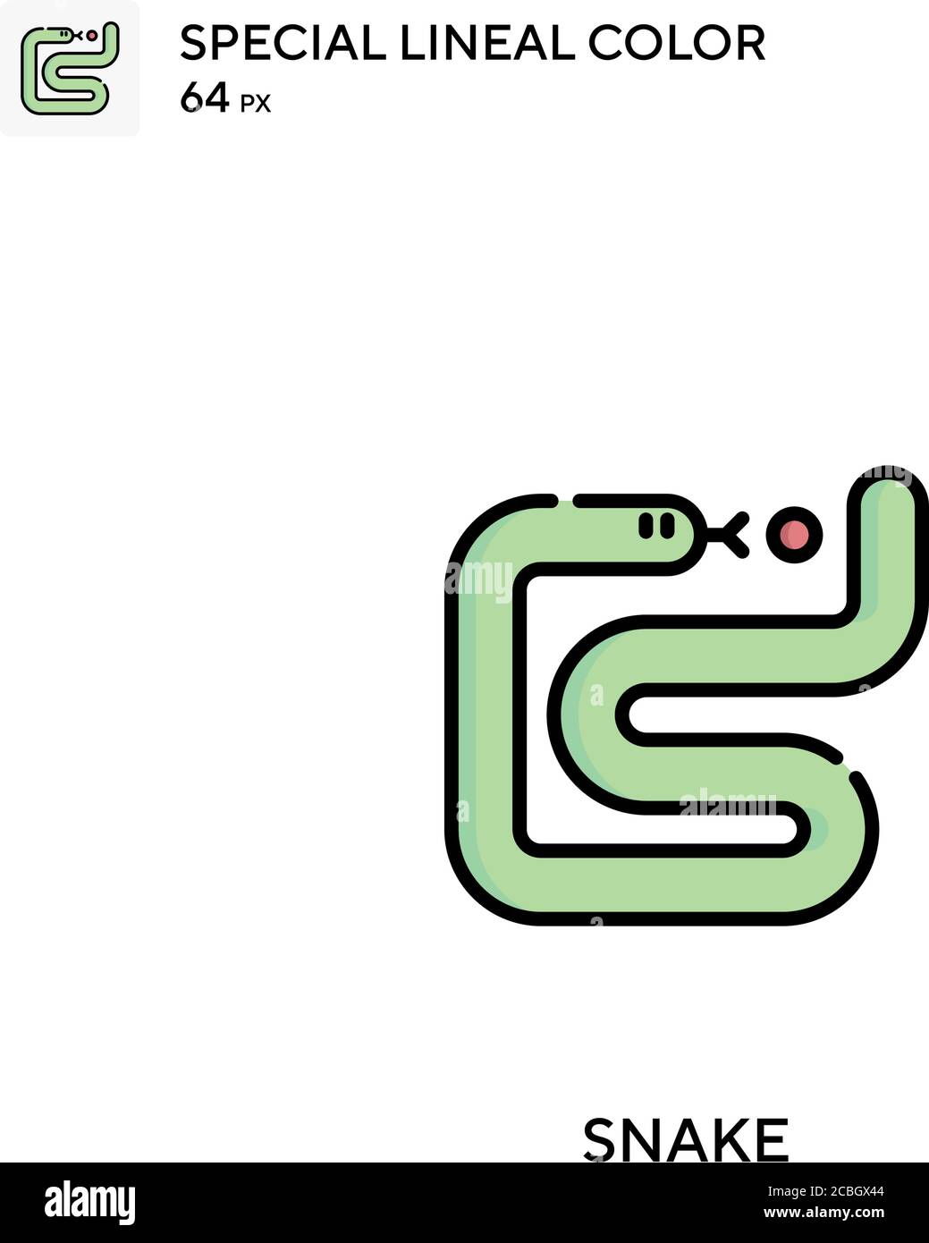 Snake special lineal color vector icon. Snake icons for your business ...
