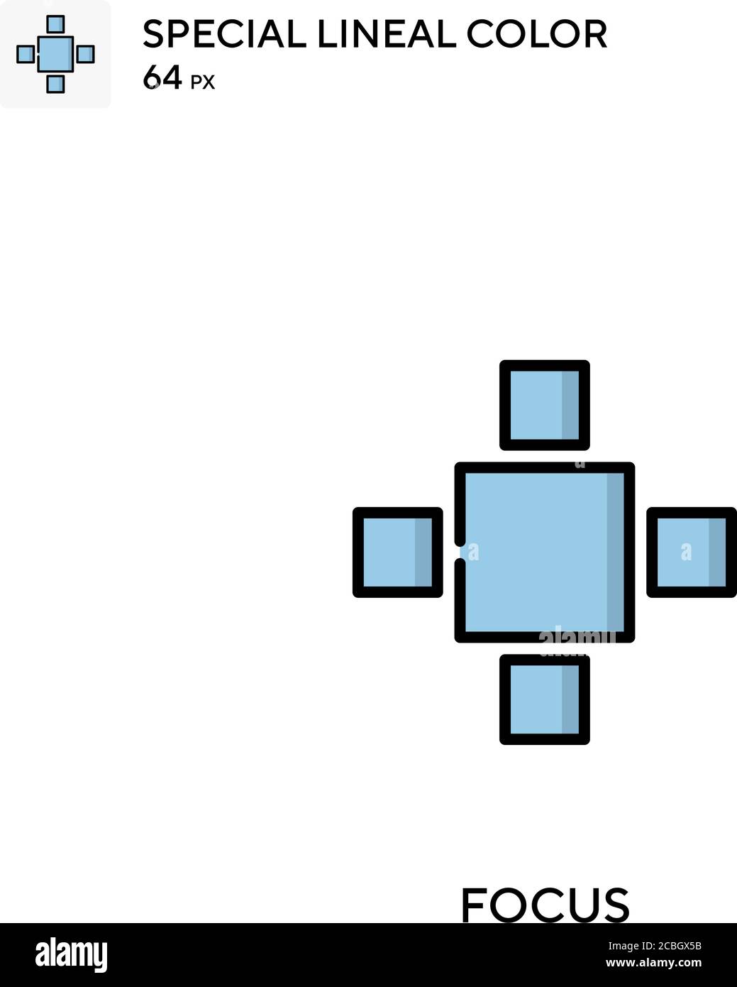 Focus special lineal color vector icon. Focus icons for your business ...