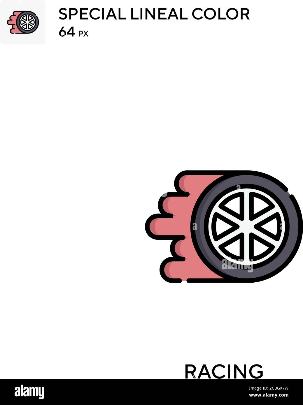 Racing special lineal color vector icon. Racing icons for your business ...
