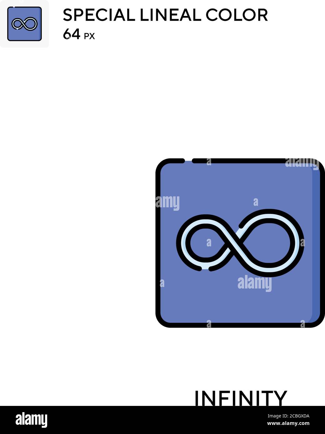 Infinity special lineal color vector icon. Infinity icons for your ...
