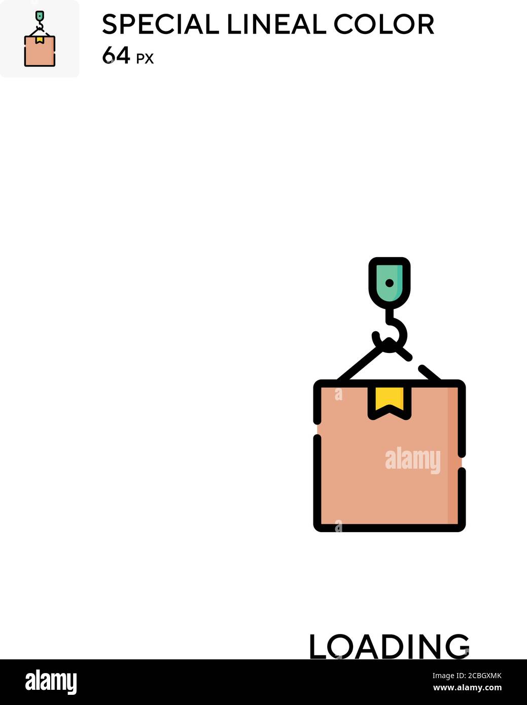 Loading special lineal color vector icon. Loading icons for your ...