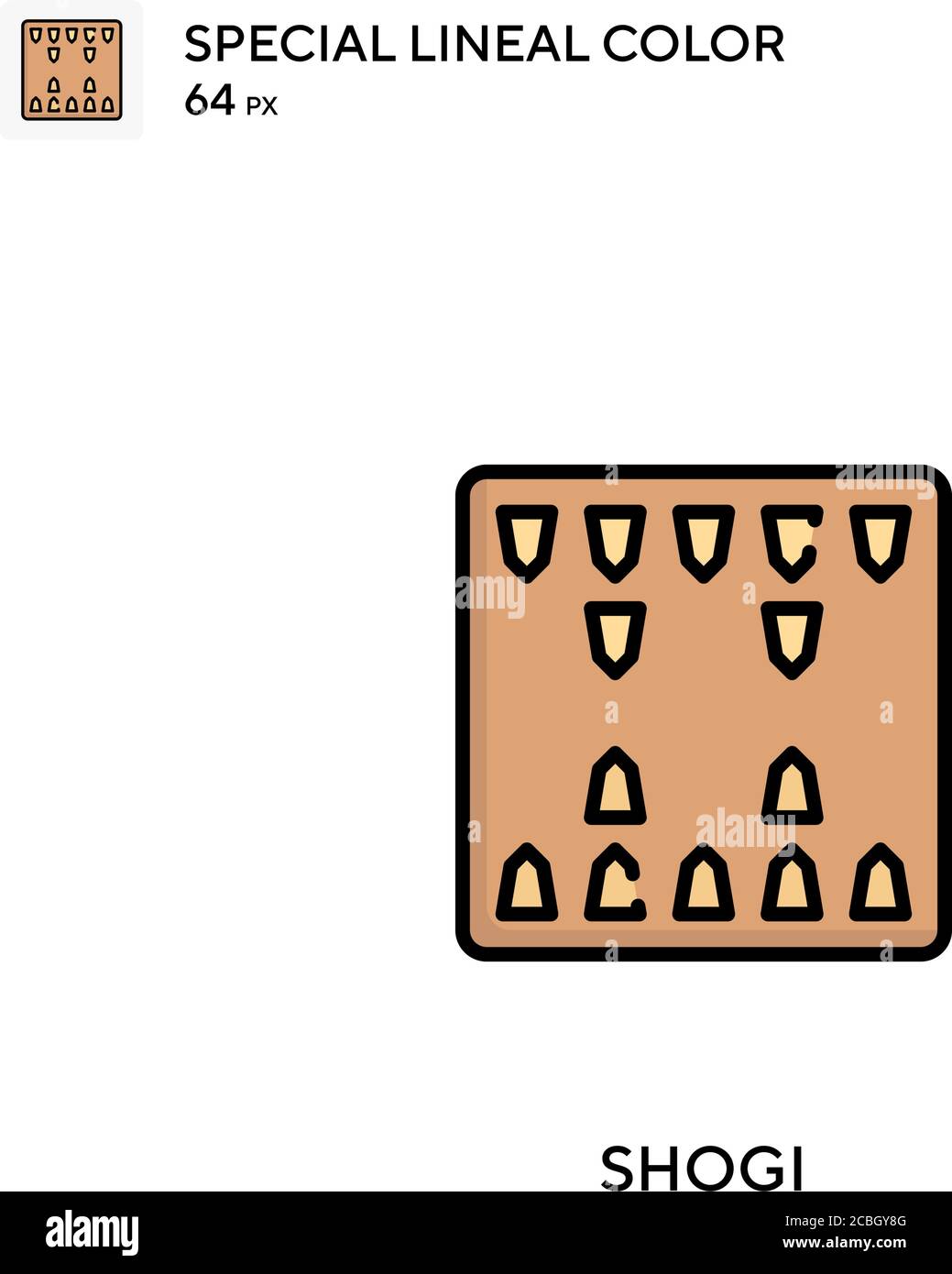 Shogi special lineal color vector icon. Shogi icons for your business ...