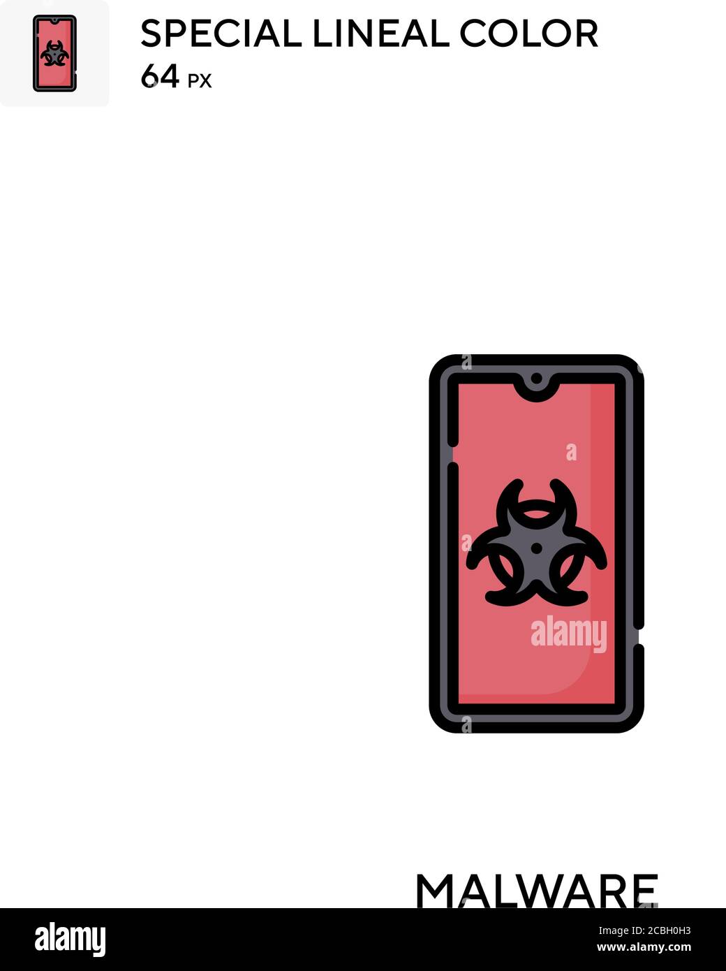 Malware special lineal color vector icon. Malware icons for your ...