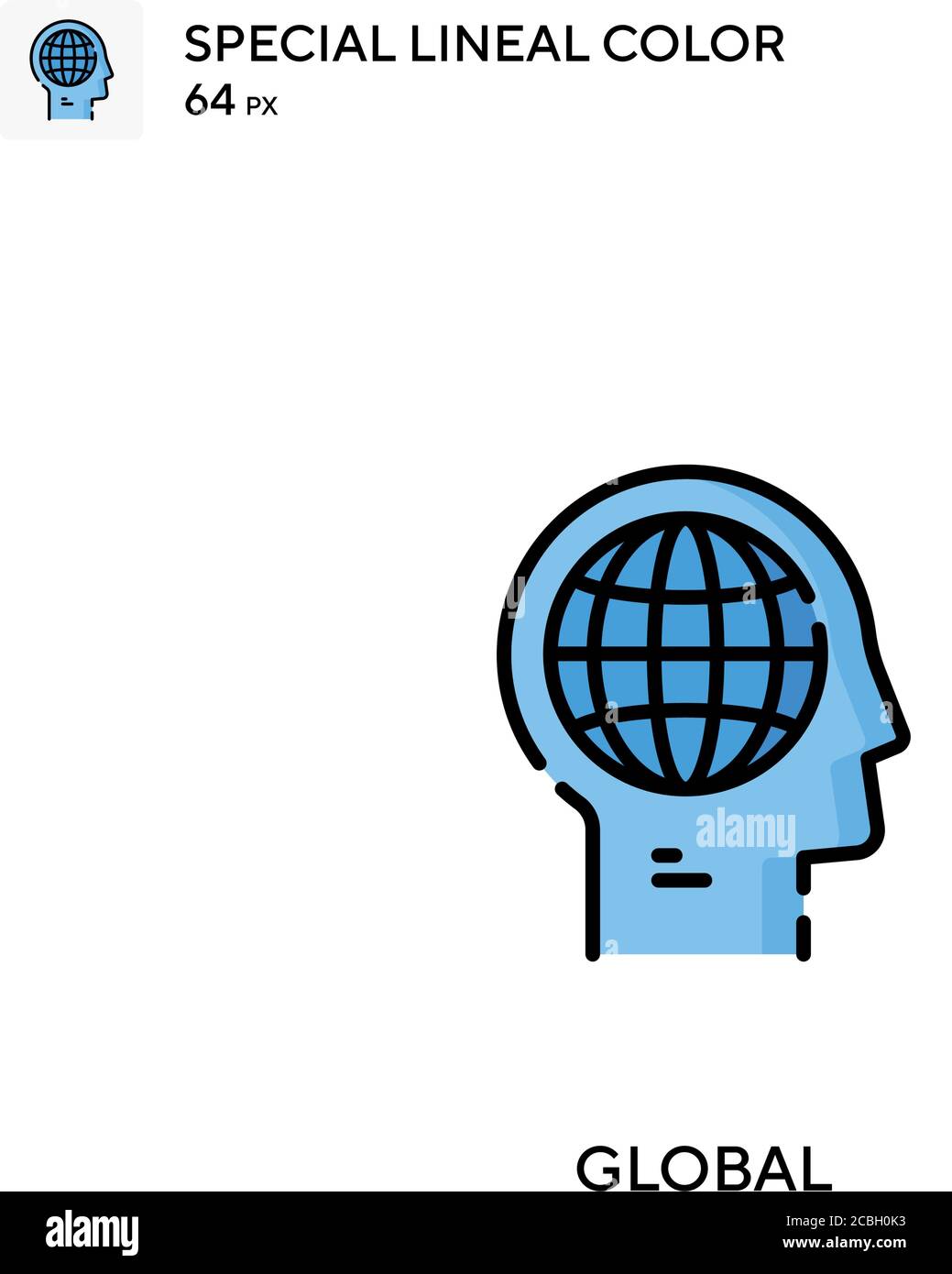 Global special lineal color vector icon. Global icons for your business ...