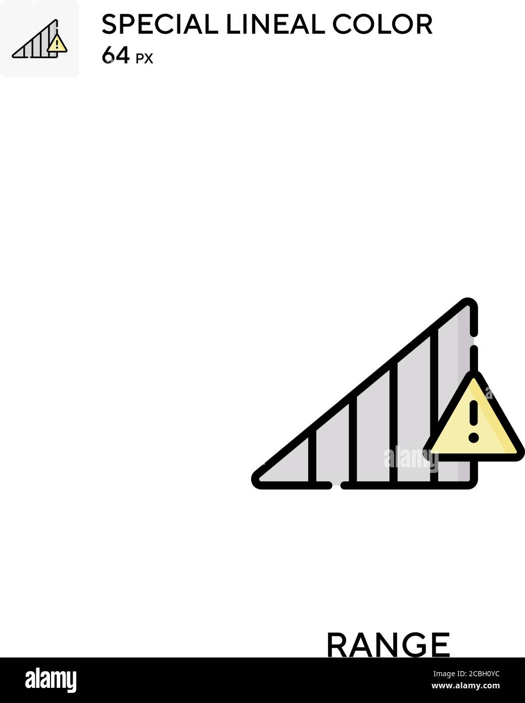 Range special lineal color vector icon. Range icons for your business ...