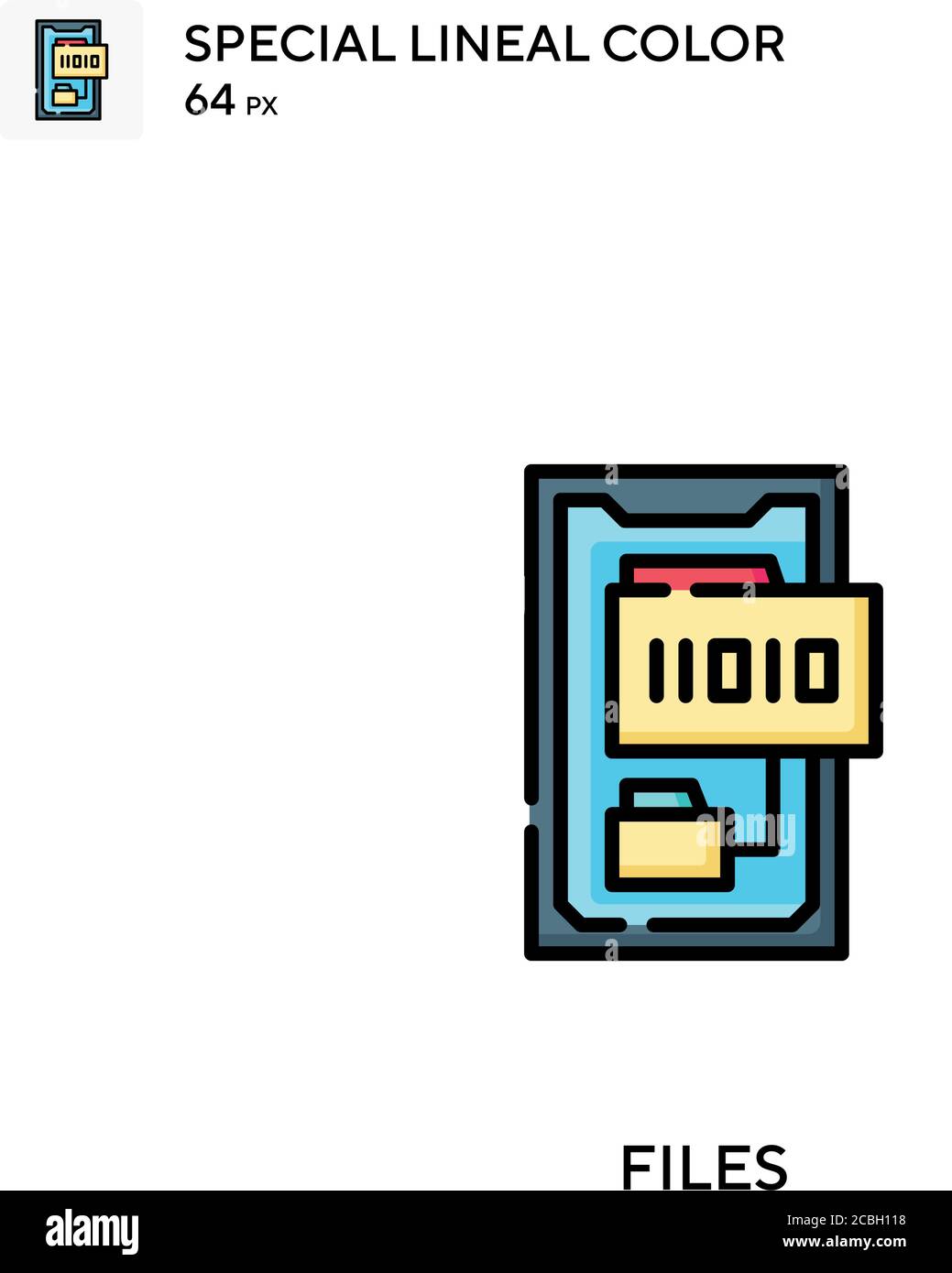 Files special lineal color vector icon. Files icons for your business ...