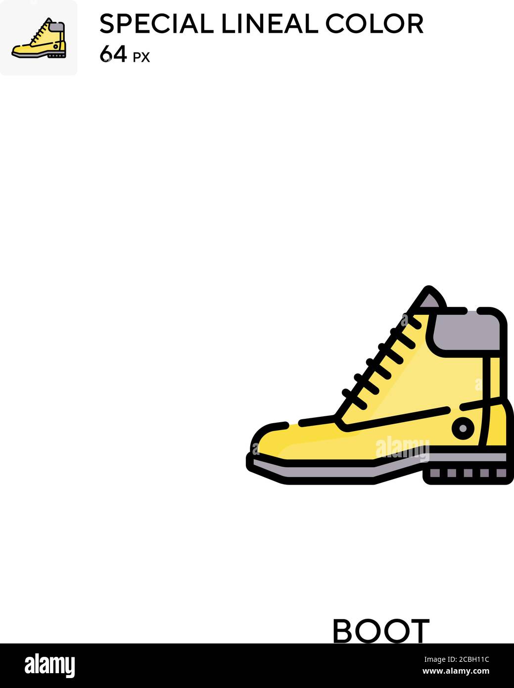 Boot special lineal color vector icon. Boot icons for your business ...
