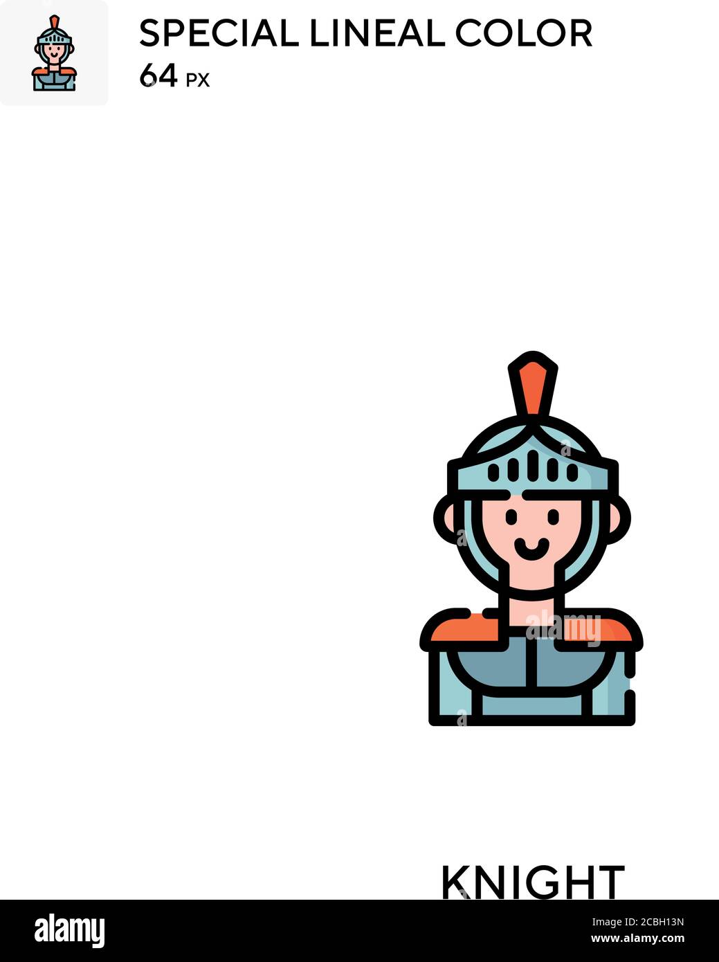 Knight special lineal color vector icon. Knight icons for your business ...