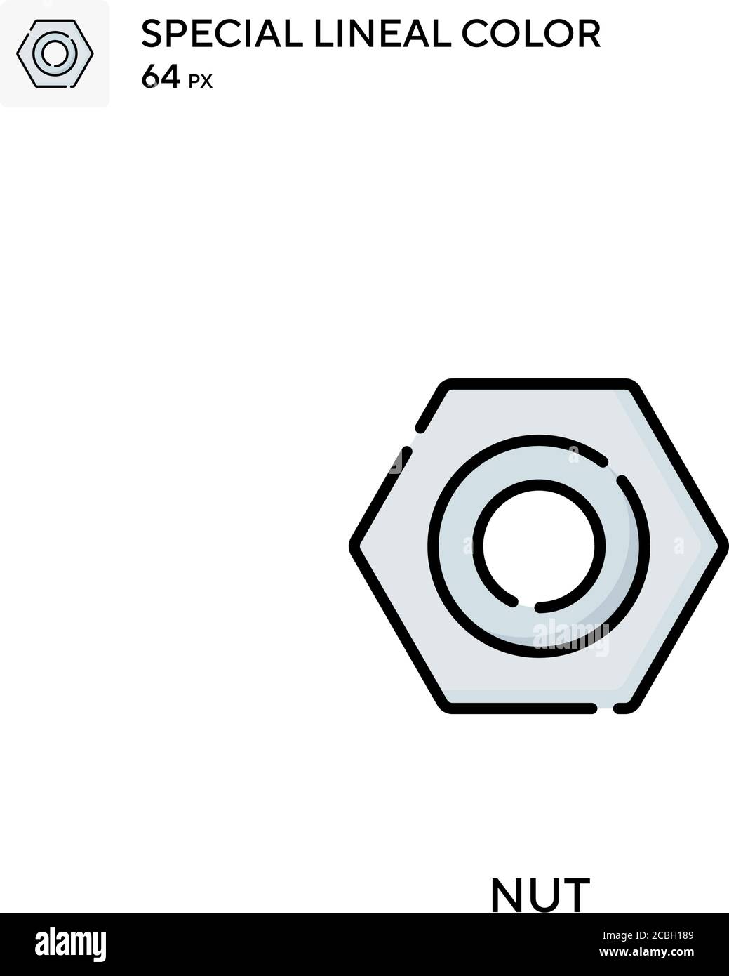 Nut special lineal color vector icon. Nut icons for your business ... Nut special lineal color vector icon. Nut icons for your business ...