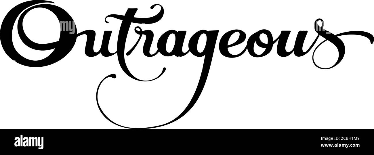 Custom calligraphy text Stock Vector Image & Art - Alamy