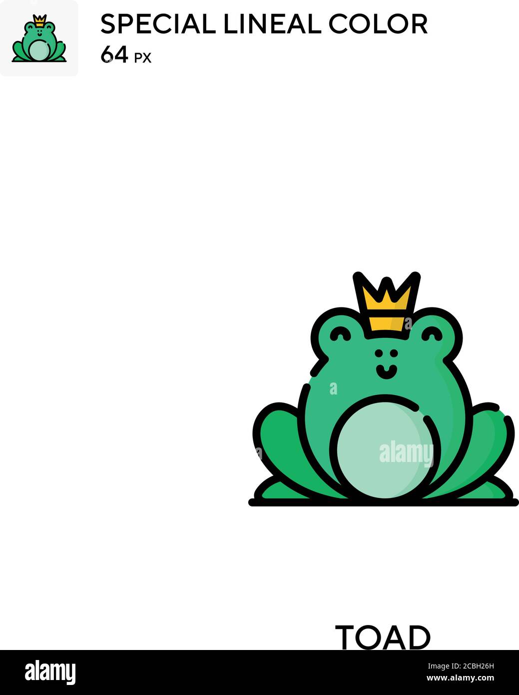 Toad special lineal color vector icon. Toad icons for your business ...