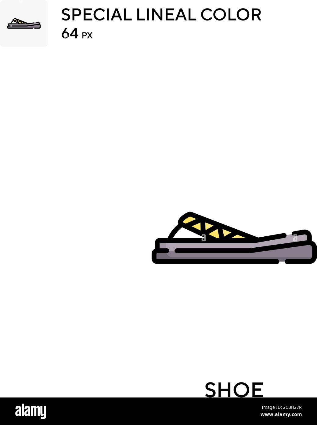 Shoe special lineal color vector icon. Shoe icons for your business ...