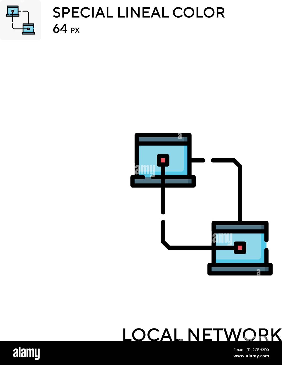Network lan patch panel Stock Vector Images - Alamy