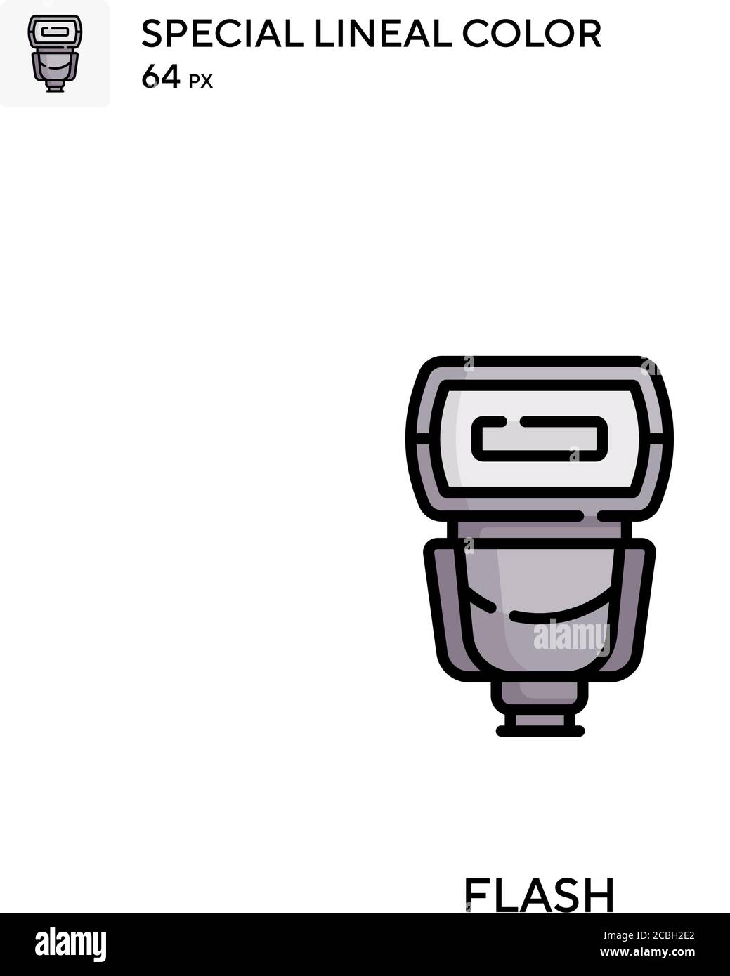 Flash special lineal color vector icon. Flash icons for your business ...