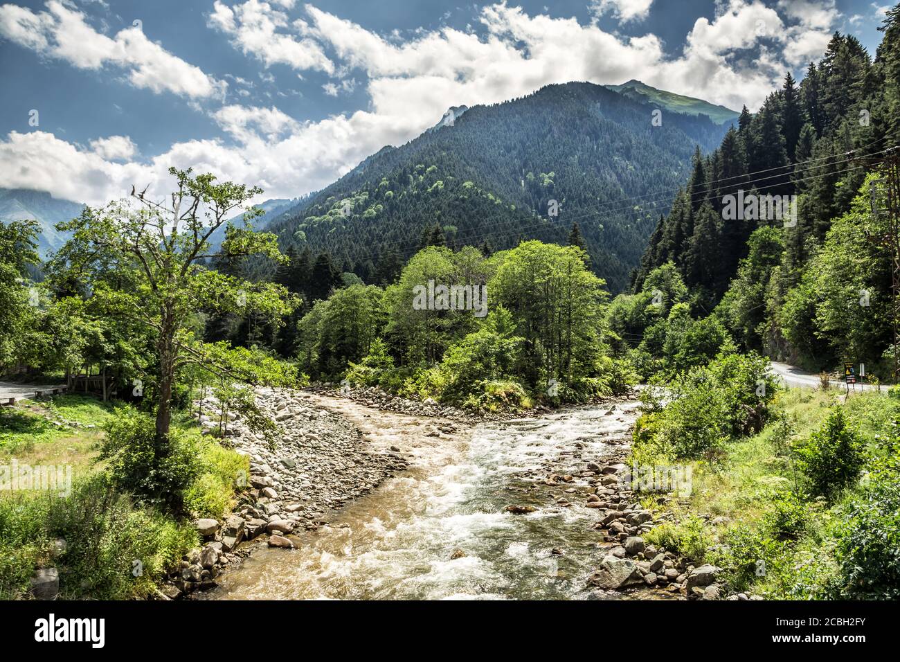 Turkey, the Kaçkar Mountains National Park, mountains, lush valleys ...