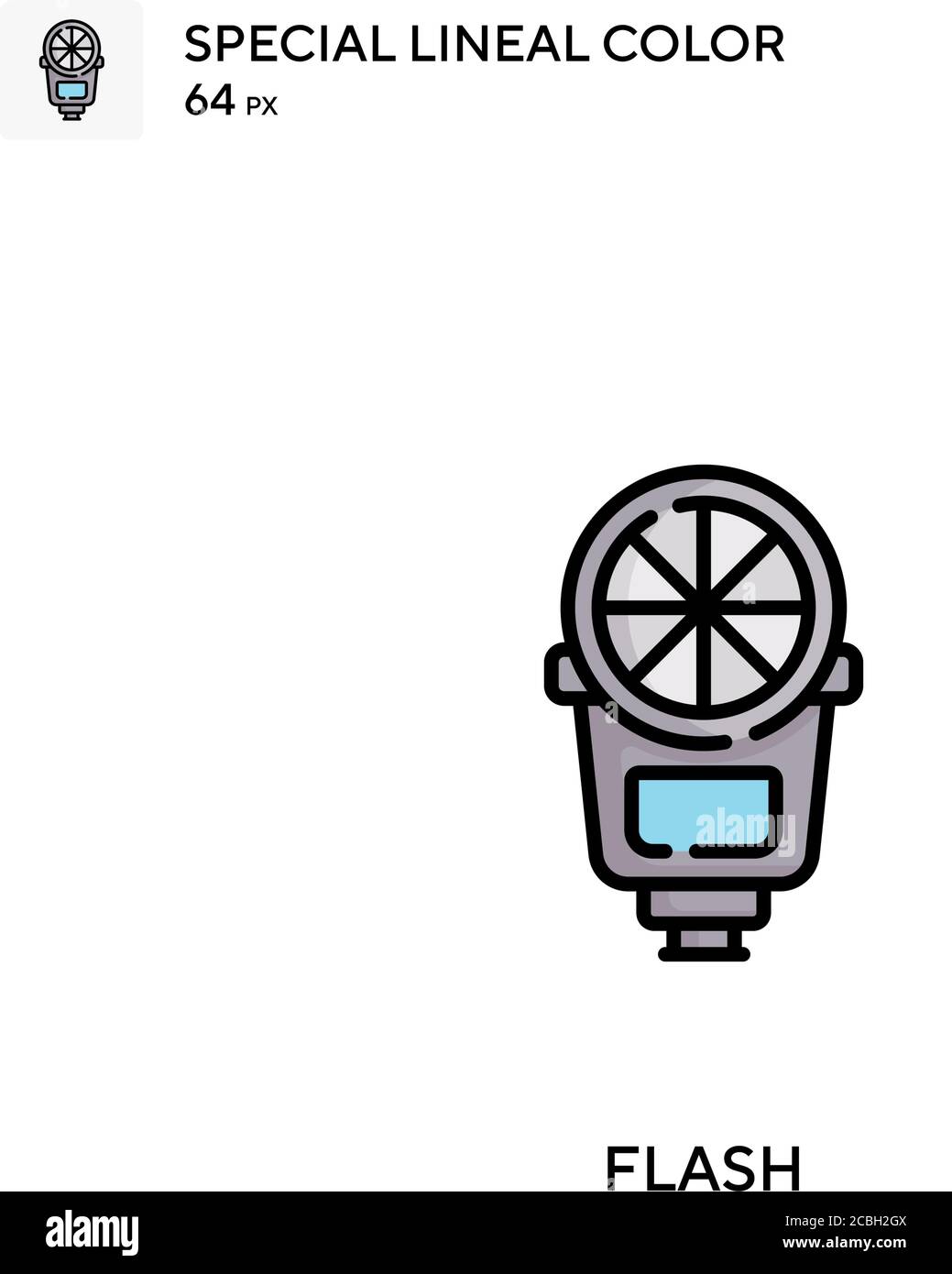 Flash special lineal color vector icon. Flash icons for your business ...